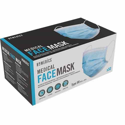 Máscaras Descartáveis Medipop Medical Face Mask IIR CX50 – MediaMarkt